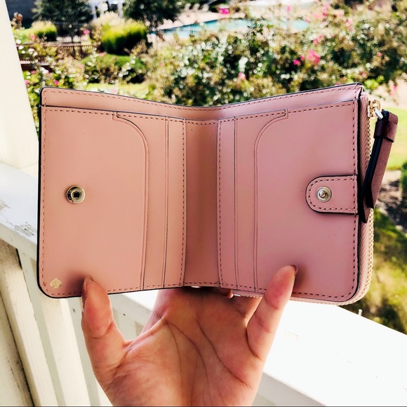 kate spade | Bags | Kate Spade Floral Pup Dog Bifold Wallet | Poshmark